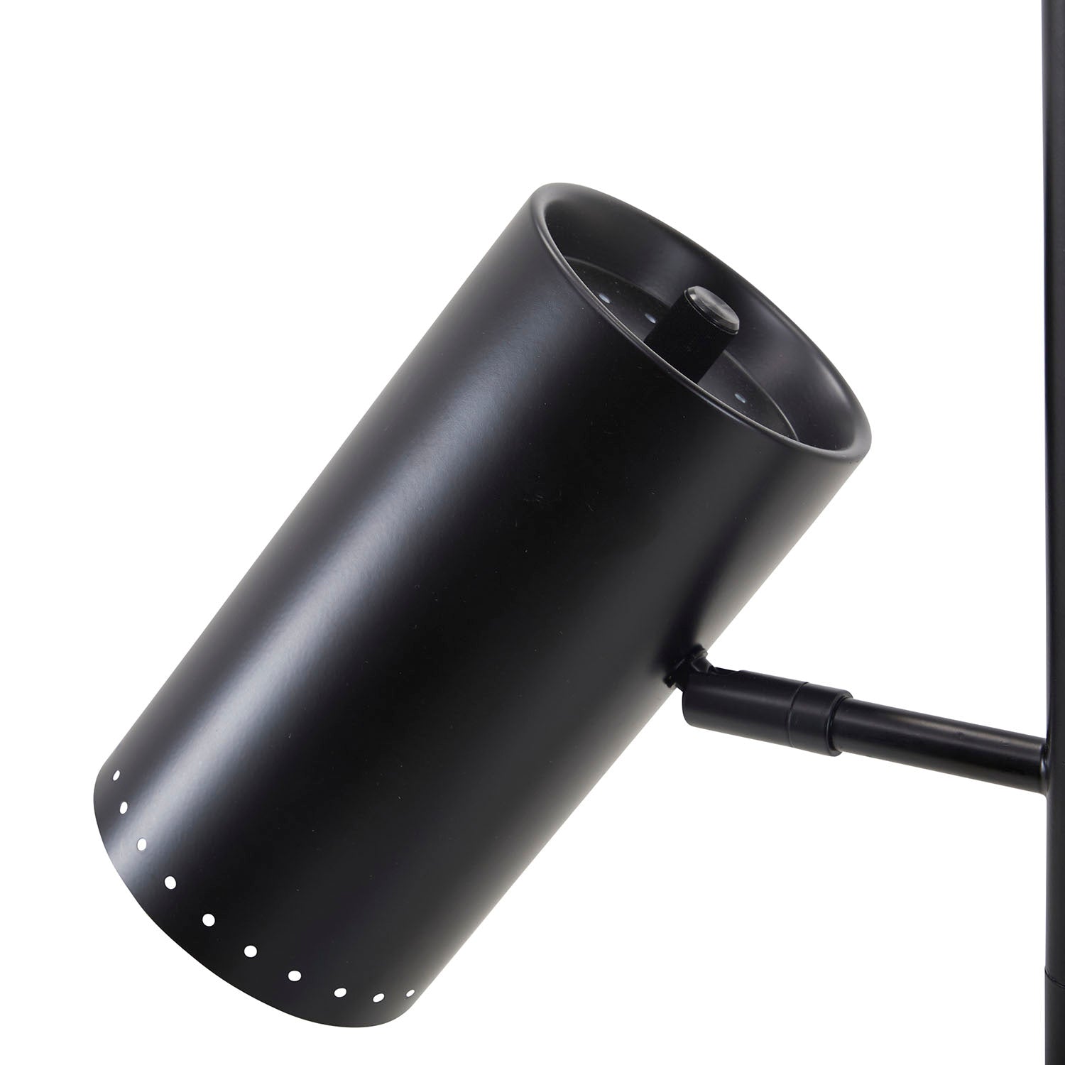 Triple Head Black Pole Floor Lamp - Gil & Roy Props