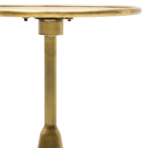 Gold Symbal Side Table - Gil & Roy Props