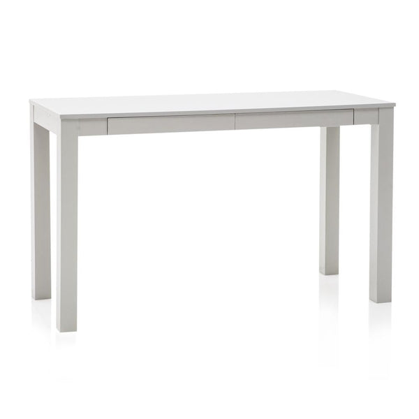 White Wood Parsons Desk - Gil & Roy Props