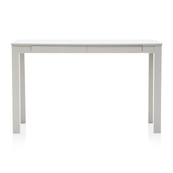 White Wood Parsons Desk - Gil & Roy Props