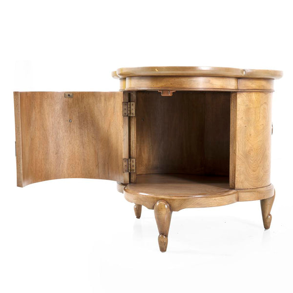 Wood Ash Clover Shape Side Table - Gil & Roy Props