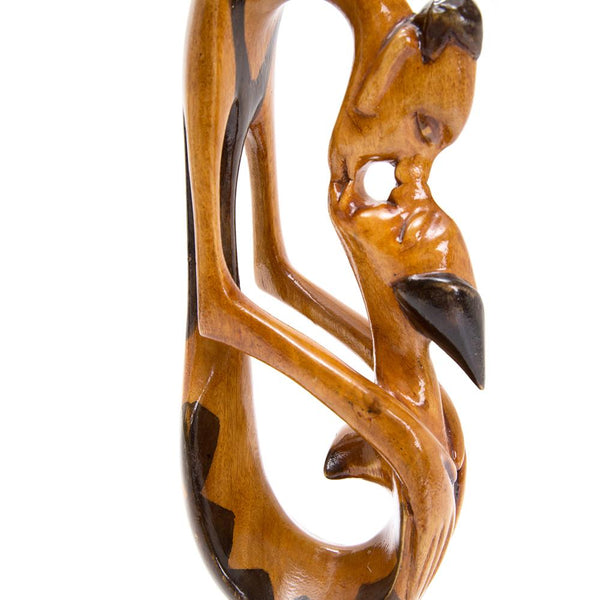 Wood Loop Kissing Sculpture - Gil & Roy Props