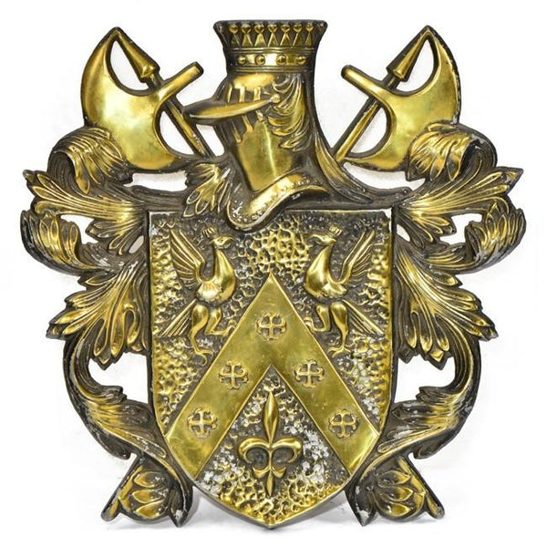 Shiny Gold Medieval Crest - Gil & Roy Props
