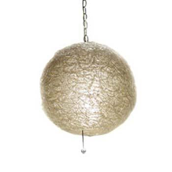 Off-White Ball Hanging Pendant - Gil & Roy Props